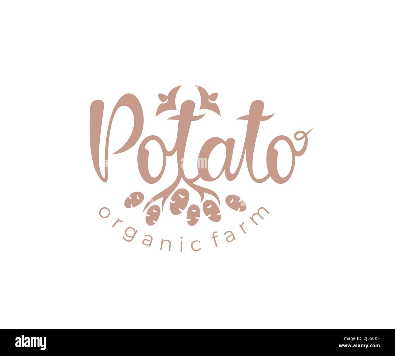 Bush potato Stock Vector Images - Alamy