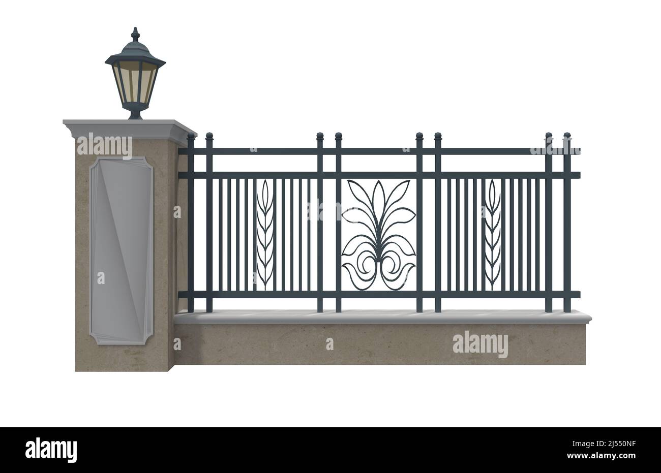 Stone railings Cut Out Stock Images & Pictures - Alamy