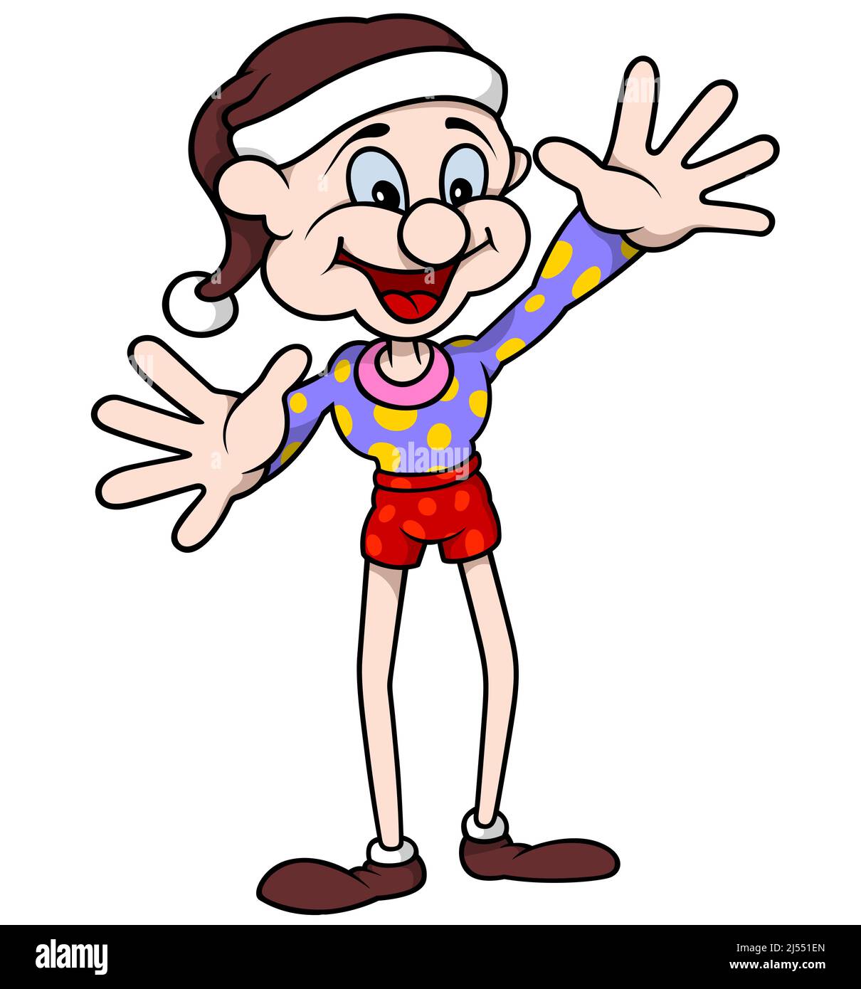 Stick Figure with Long Legs Stock Vector Image & Art - Alamy