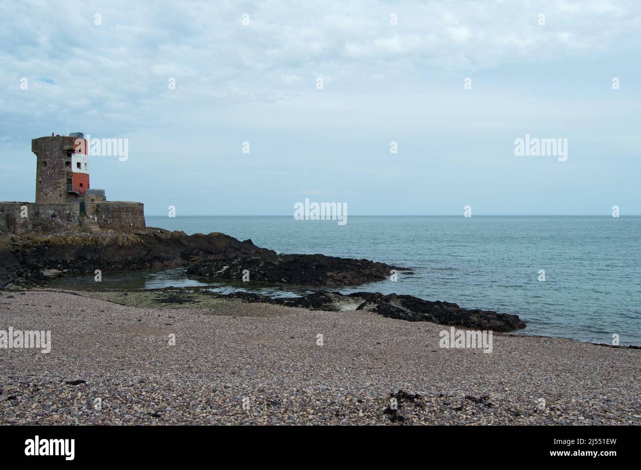 Archirondel Tower, Jersey, Channel Islands Stock Photo - Alamy