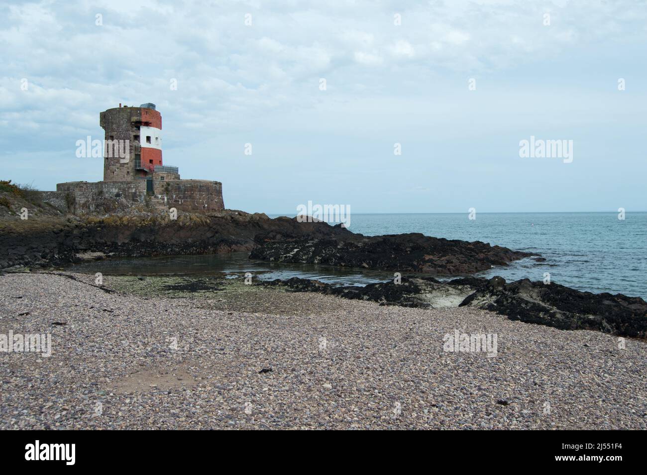 Archirondel Tower, Jersey, Channel Islands Stock Photo - Alamy
