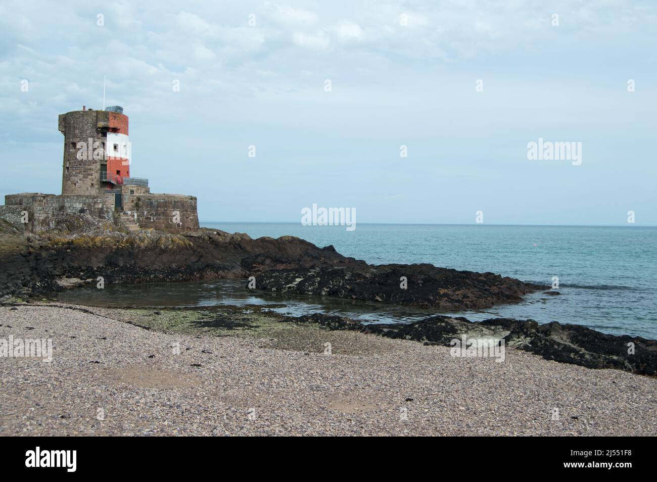 Archirondel Tower, Jersey, Channel Islands Stock Photo - Alamy