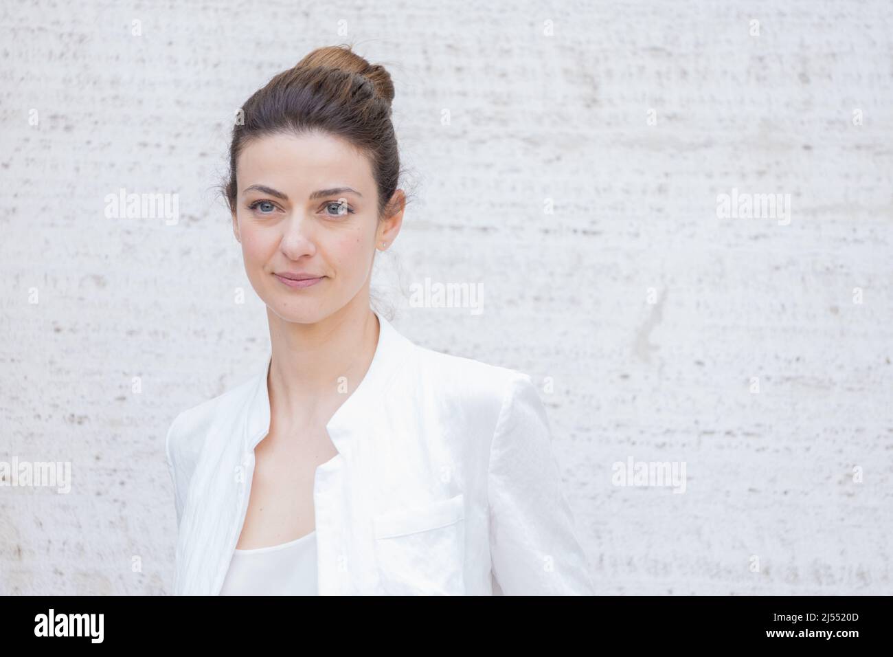 Rome, Italy, April 20, 2022 - The actress Barbara Ronchi attends at ...