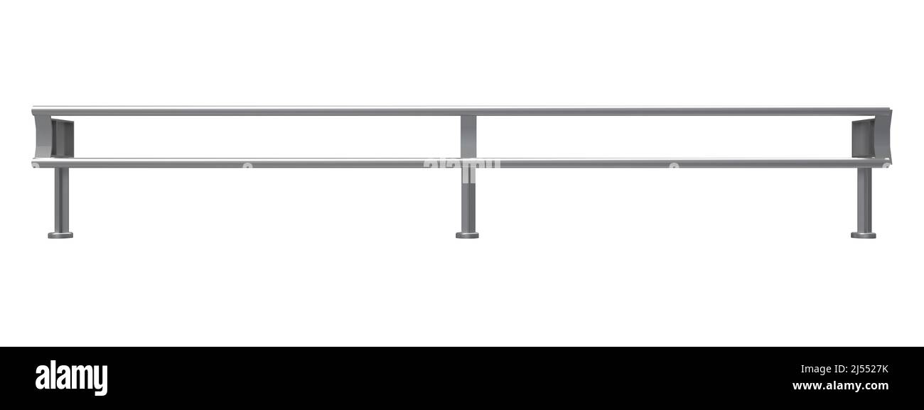 Isolated railing on white background Stock Photo - Alamy