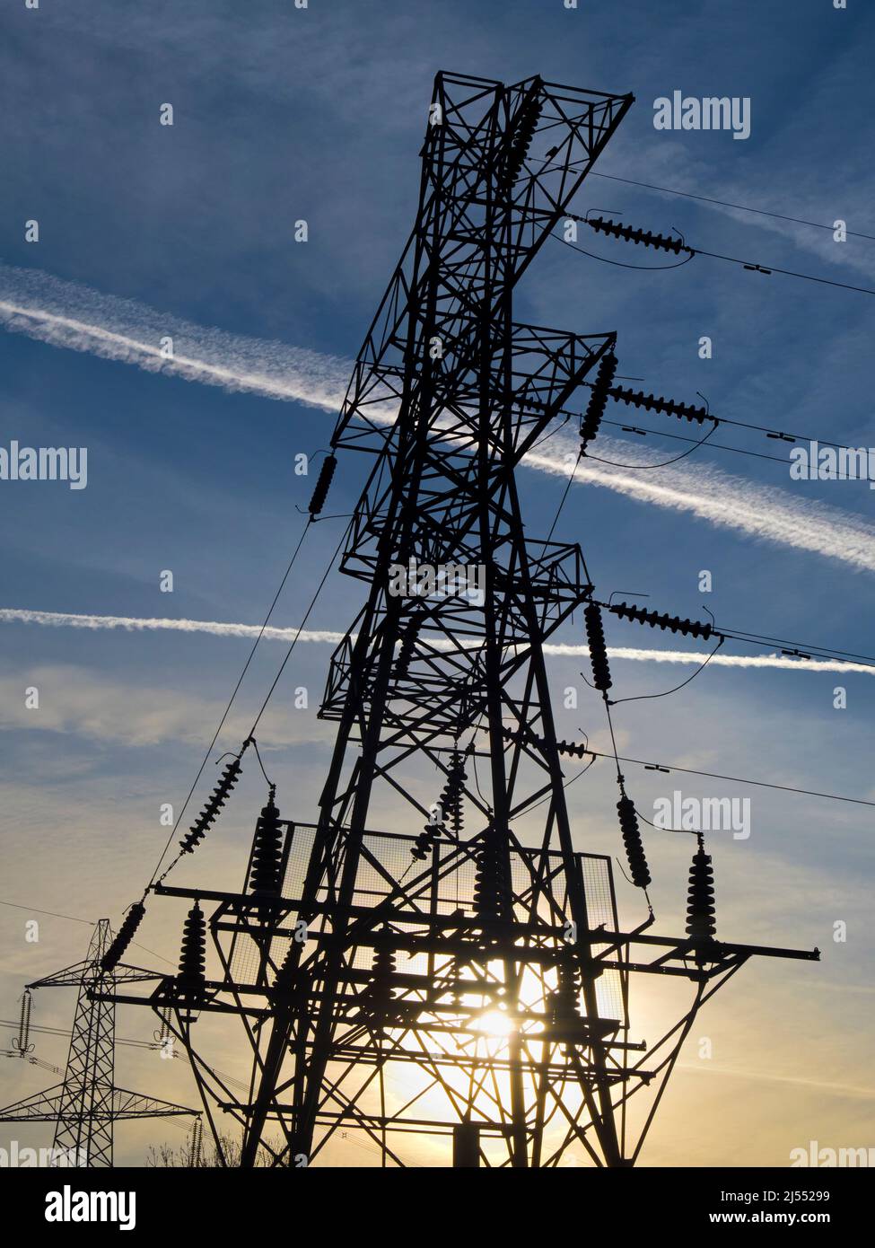 I love electricity pylons; I find their abstract, gaunt shapes ...