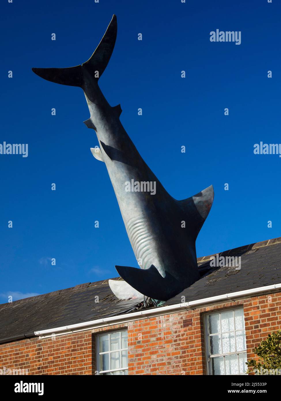 The Headington Shark is a rooftop sculpture in the New High Street of ...
