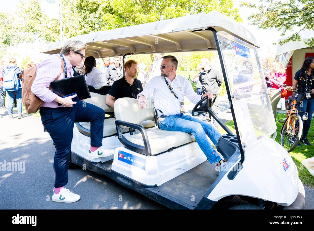 Prince Harry, Duke of Sussex and James Holt - Executive Director ...