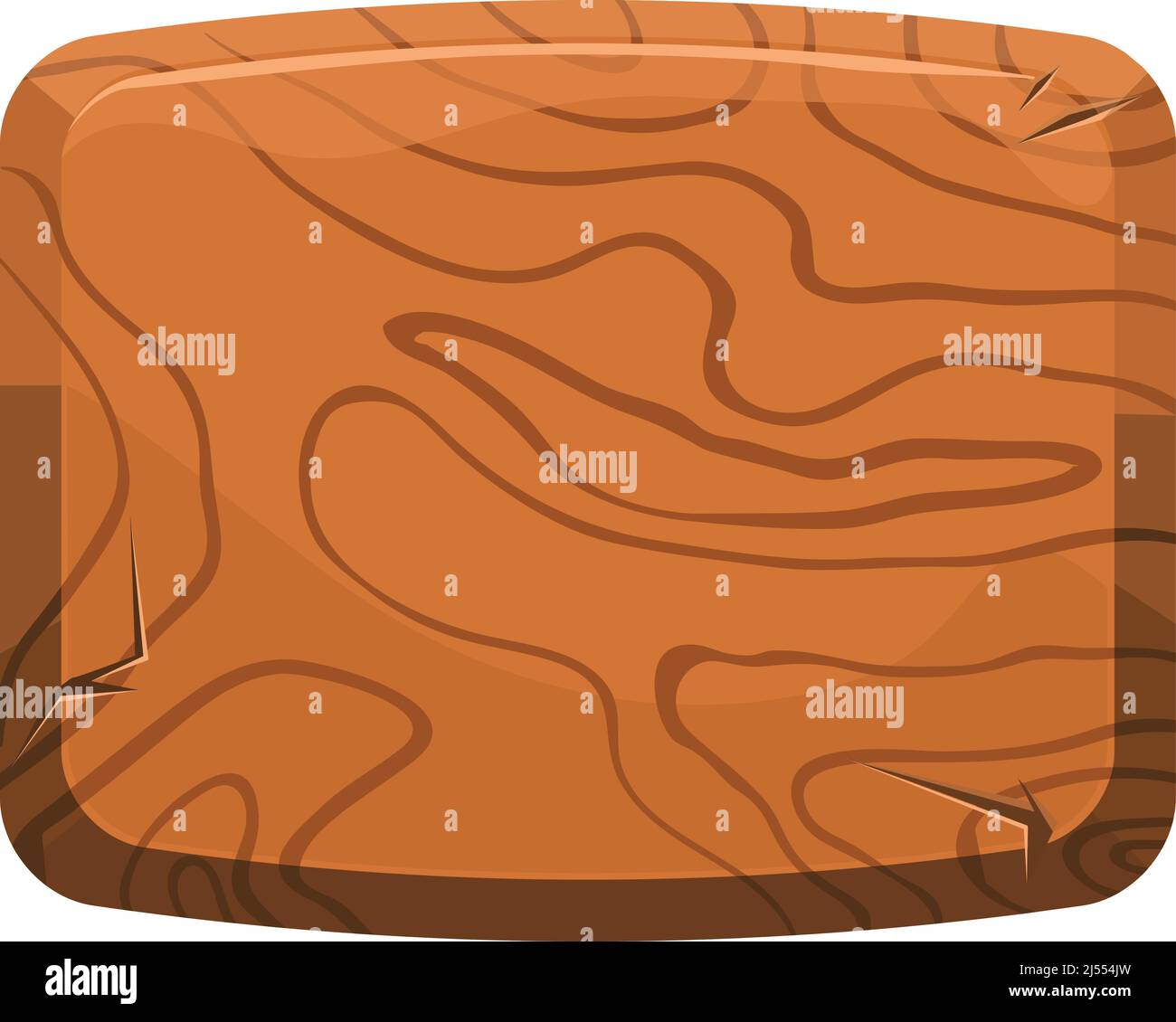 Wooden plate. Nature panel for restaurant menu, vector illustration ...