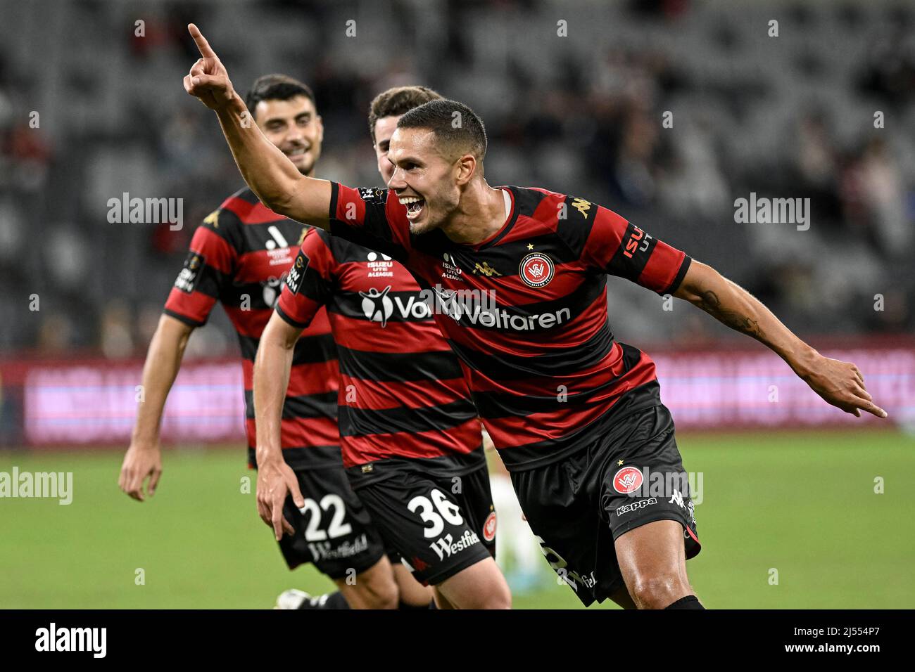 20th April 2022 : CommBank Stadium, Sydney, Australia; A-League ...