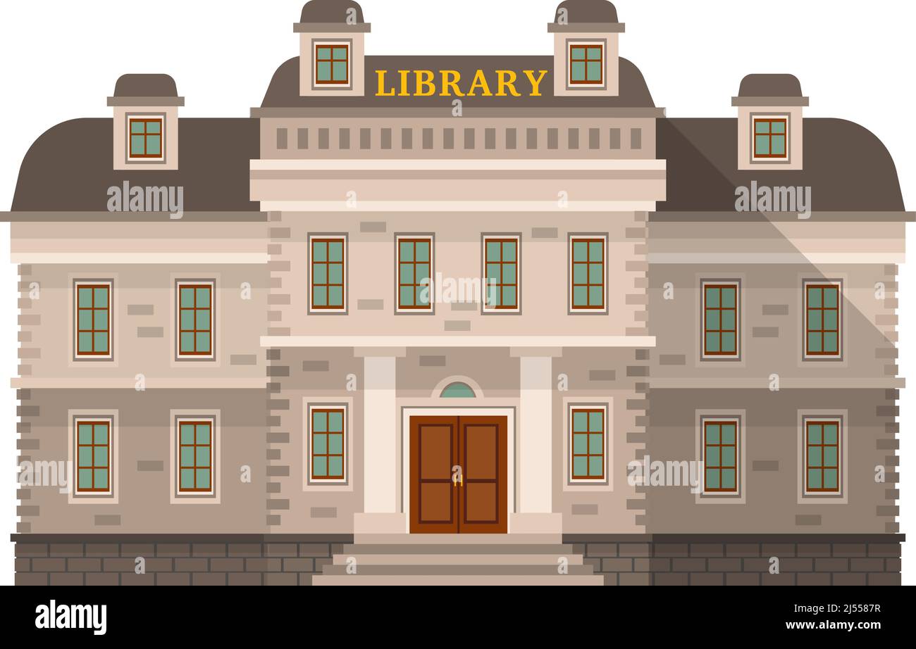 Old school building exterior Cut Out Stock Images & Pictures - Alamy