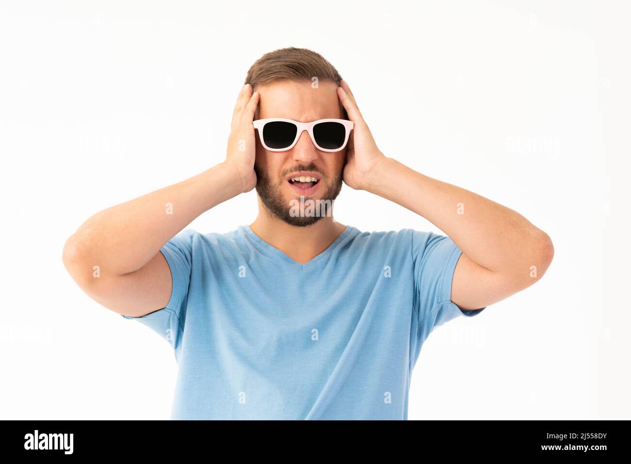 Frightened person hi-res stock photography and images - Alamy