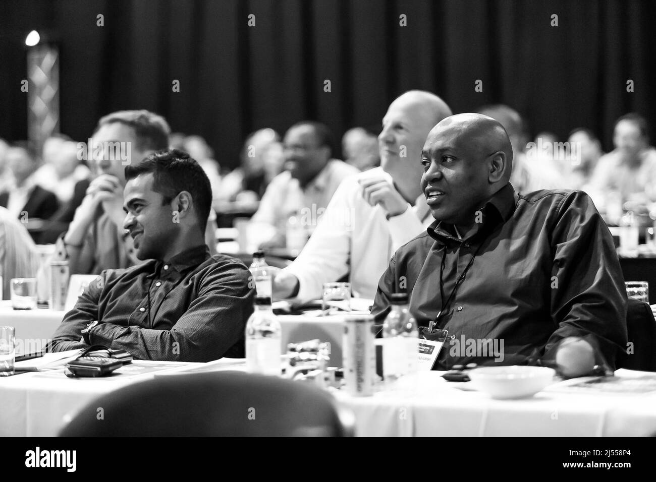 Johannesburg, South Africa - October 22, 2014: Delegates attending a ...