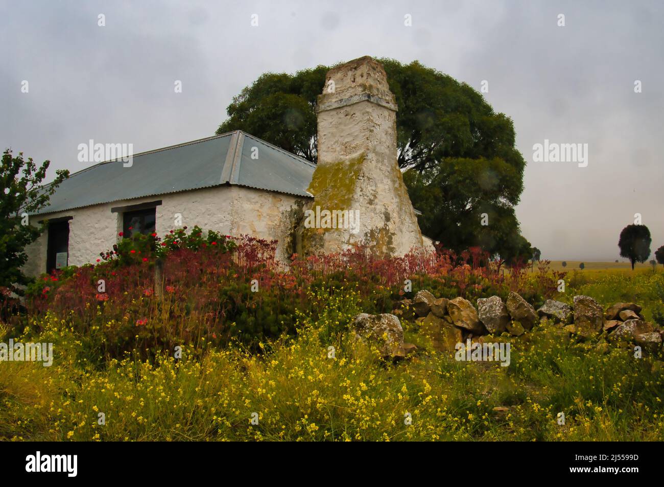 The historic Lake Hamilton Eating House (1856) in Elliston, Eyre ...