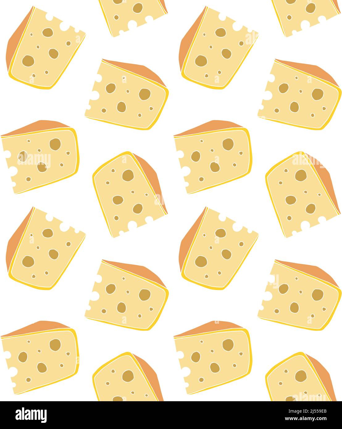 Vector seamless pattern of hand drawn cheese Stock Vector Image & Art ...