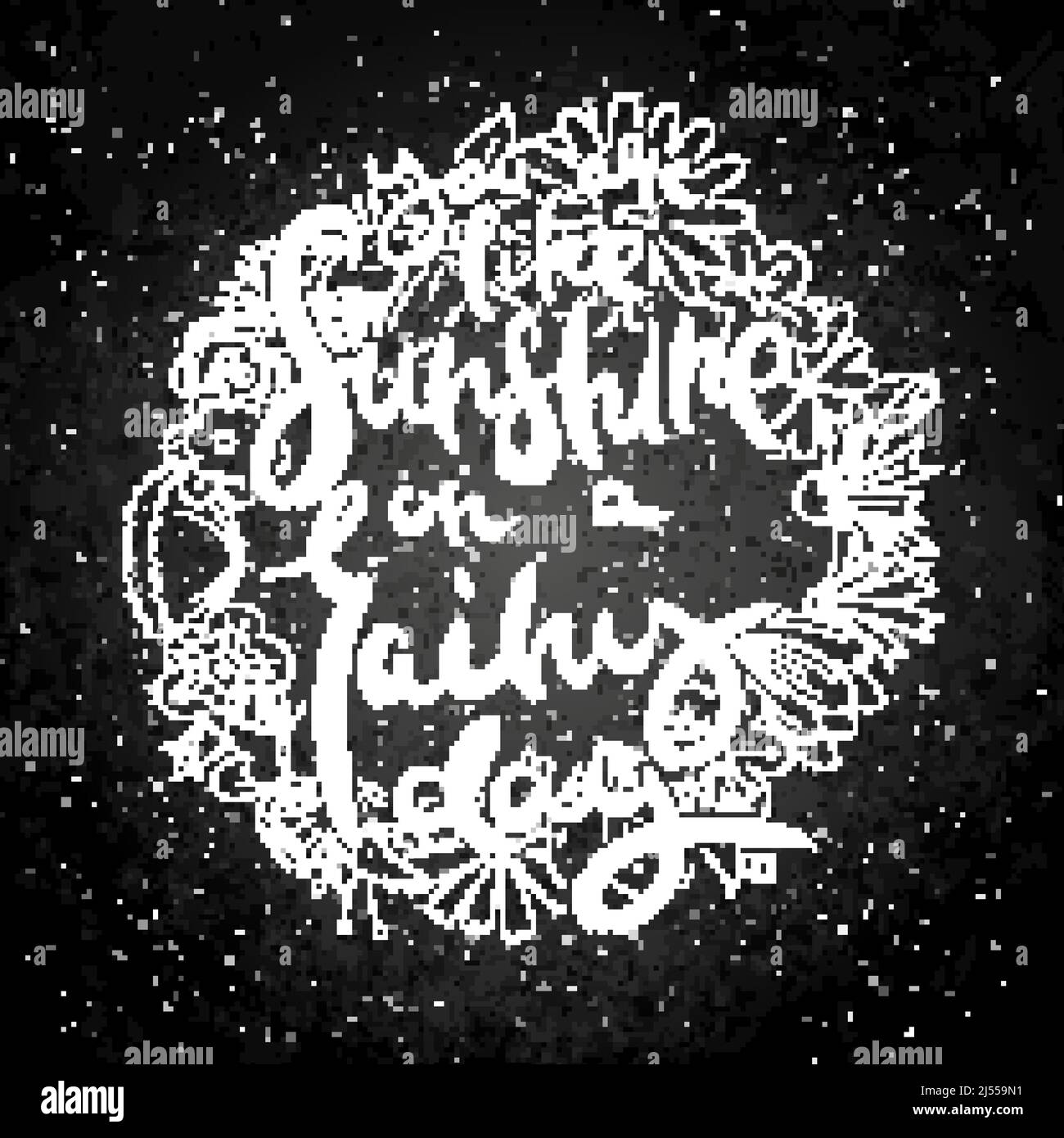 Leaf in rainy Stock Vector Images - Alamy