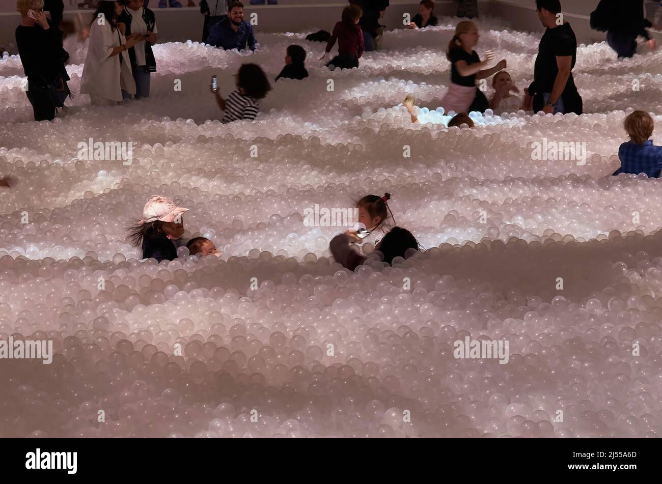 Paris, Paris, FRANCE. 20th Apr, 2022. A new exhibition called POP AIR ...