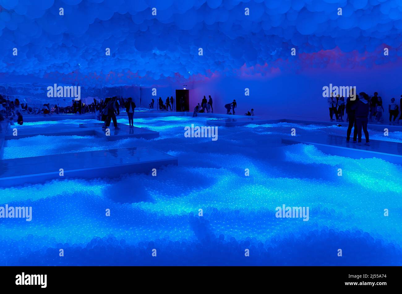 Paris, Paris, FRANCE. 20th Apr, 2022. A new exhibition called POP AIR ...