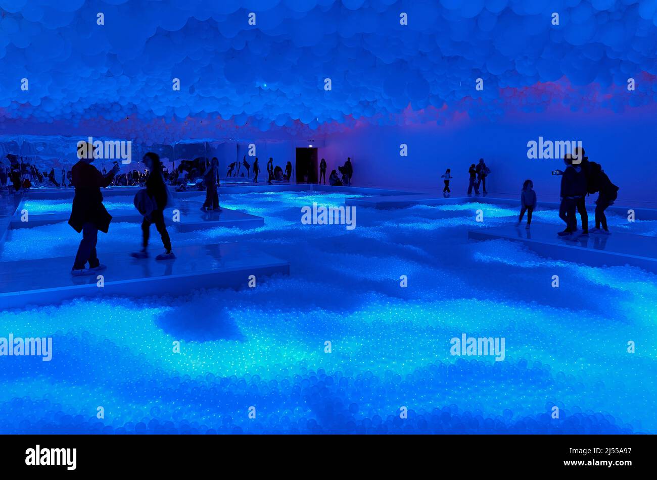 Paris, Paris, FRANCE. 20th Apr, 2022. A new exhibition called POP AIR ...