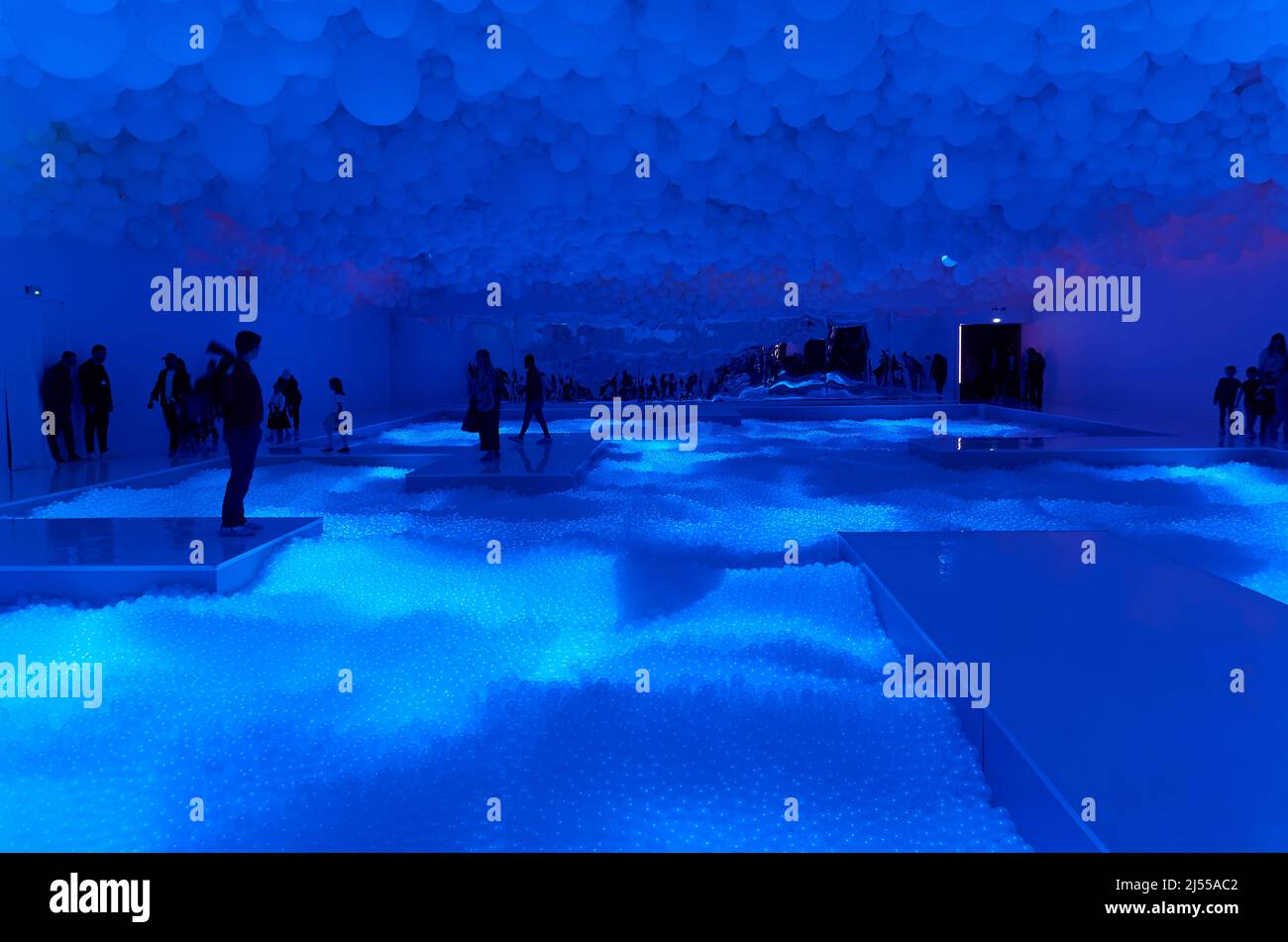 Paris, Paris, FRANCE. 20th Apr, 2022. A new exhibition called POP AIR ...