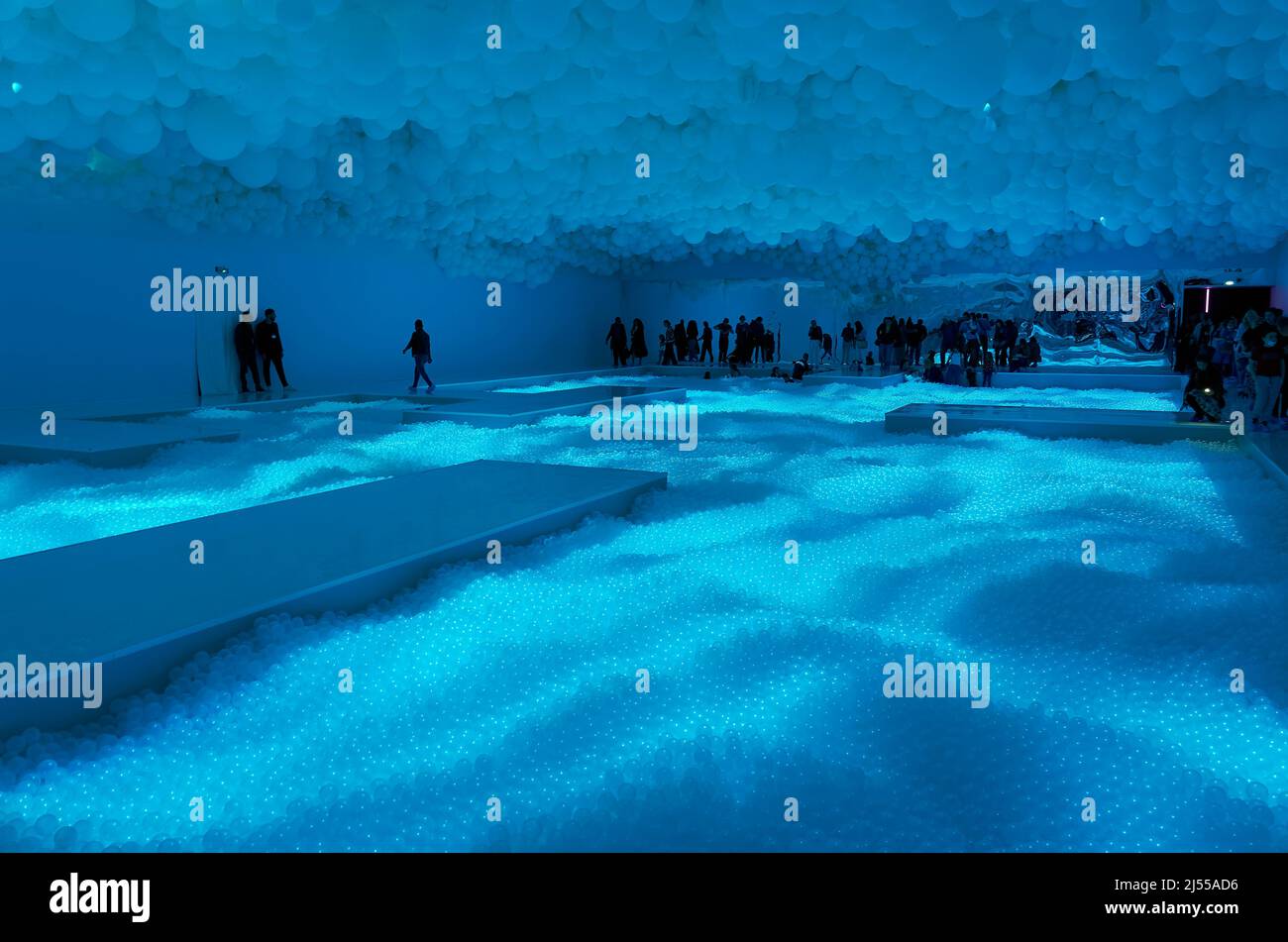 Paris, Paris, FRANCE. 20th Apr, 2022. A new exhibition called POP AIR ...