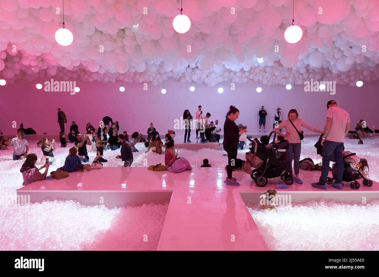 Paris, Paris, FRANCE. 20th Apr, 2022. A new exhibition called POP AIR ...