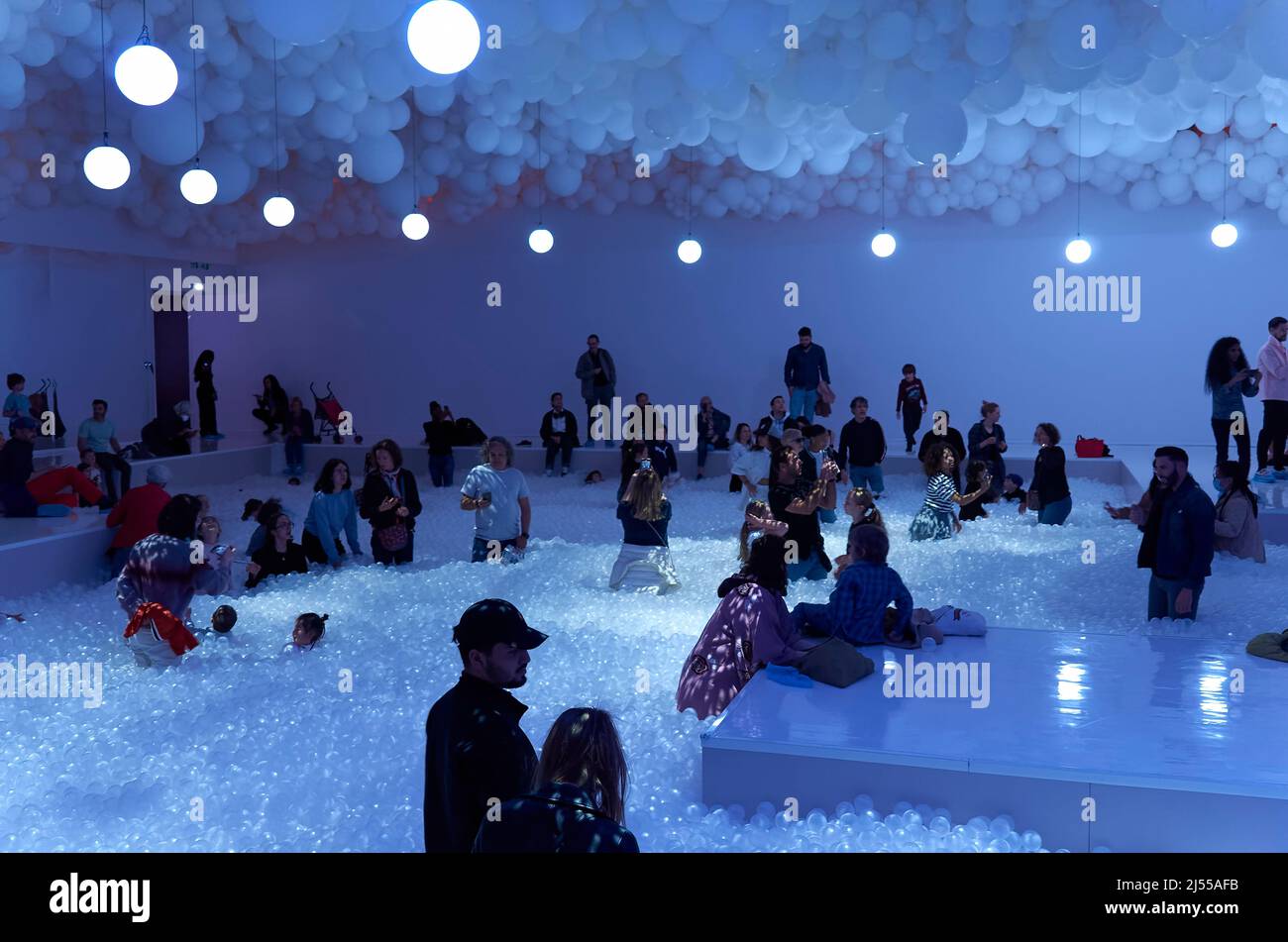 Paris, Paris, FRANCE. 20th Apr, 2022. A new exhibition called POP AIR ...