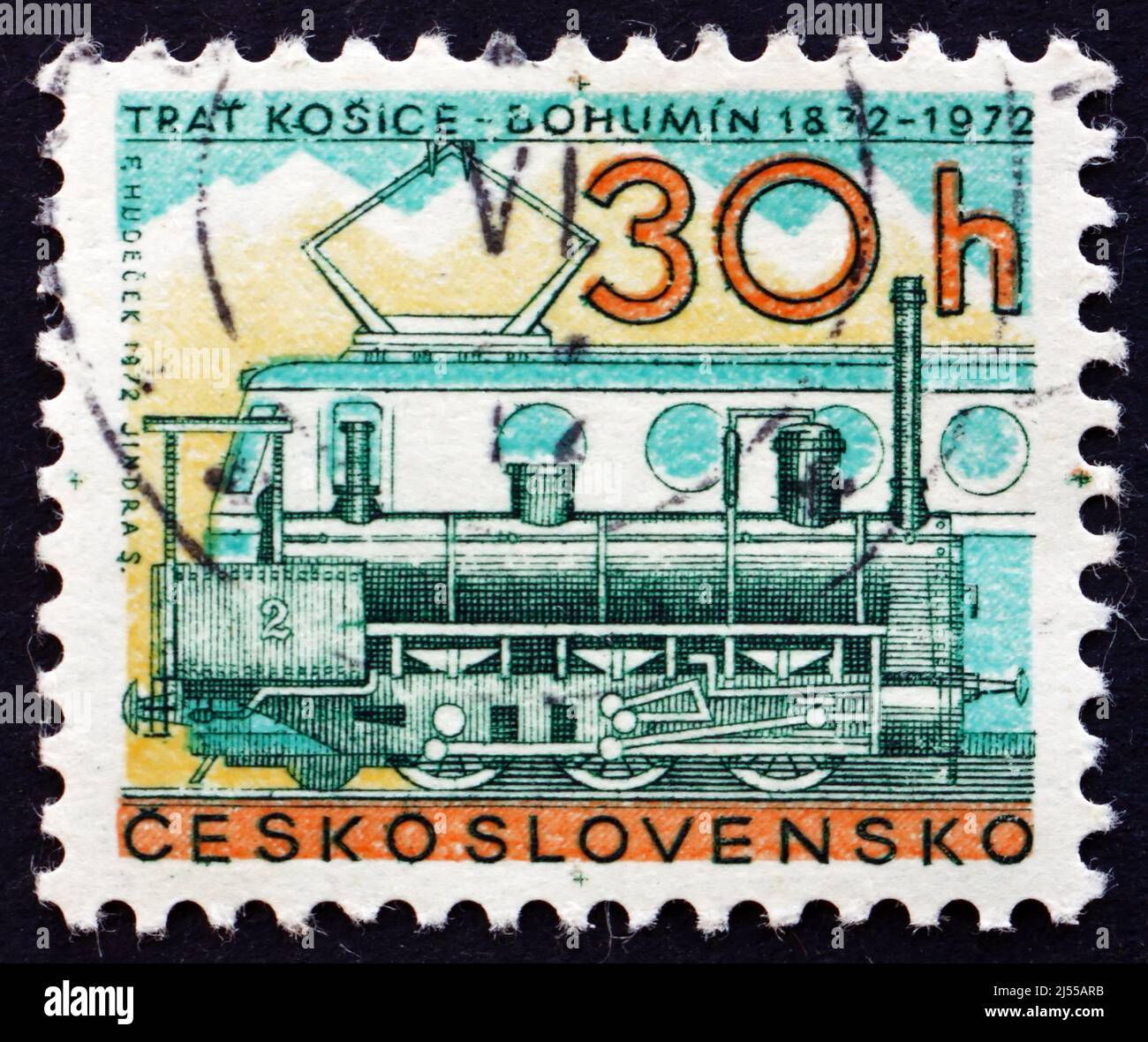 CZECHOSLOVAKIA - CIRCA 1972: a stamp printed in the Czechoslovakia ...