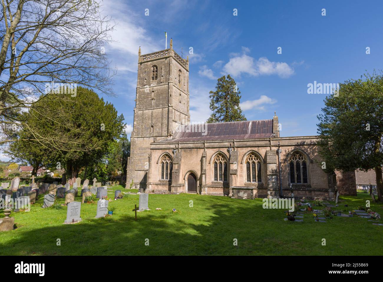 The Norman Church of St Michael the Archangel at Compton Martin in the ...
