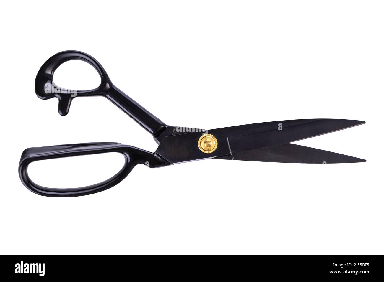 Stainless sewing scissors isolated on white background Stock Photo - Alamy