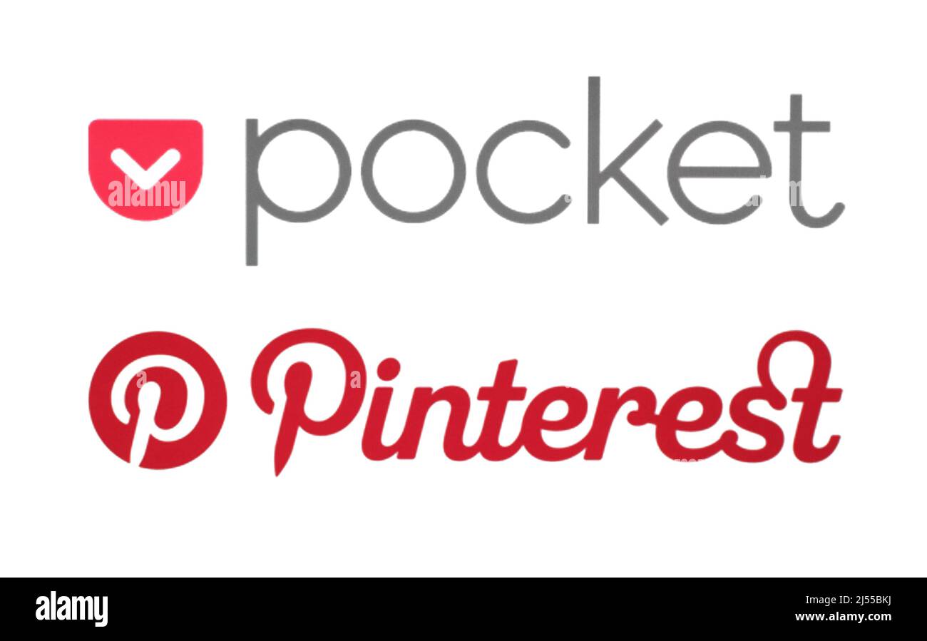Pinterest logos hi-res stock photography and images - Alamy
