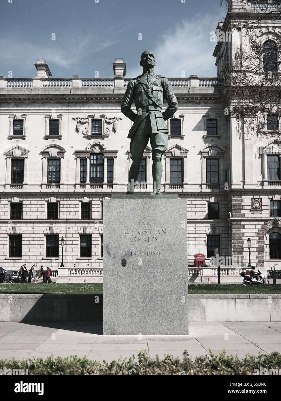 Jan Smuts Statue, London Stock Photo - Alamy
