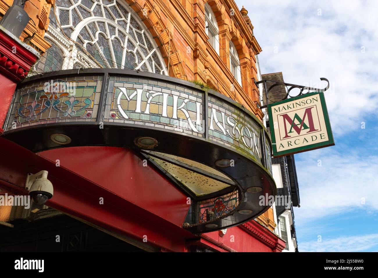 Wigan, England - United Kingdom - March 15th, 2022: Old sign from the ...