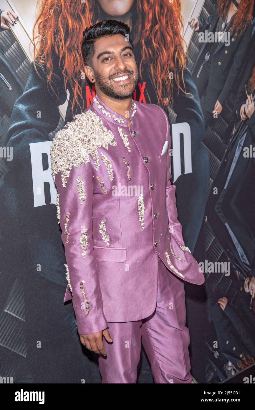 New York, US, 19 Apr 2022, Ritesh Rajan attends Netflix's "Russian Doll ...