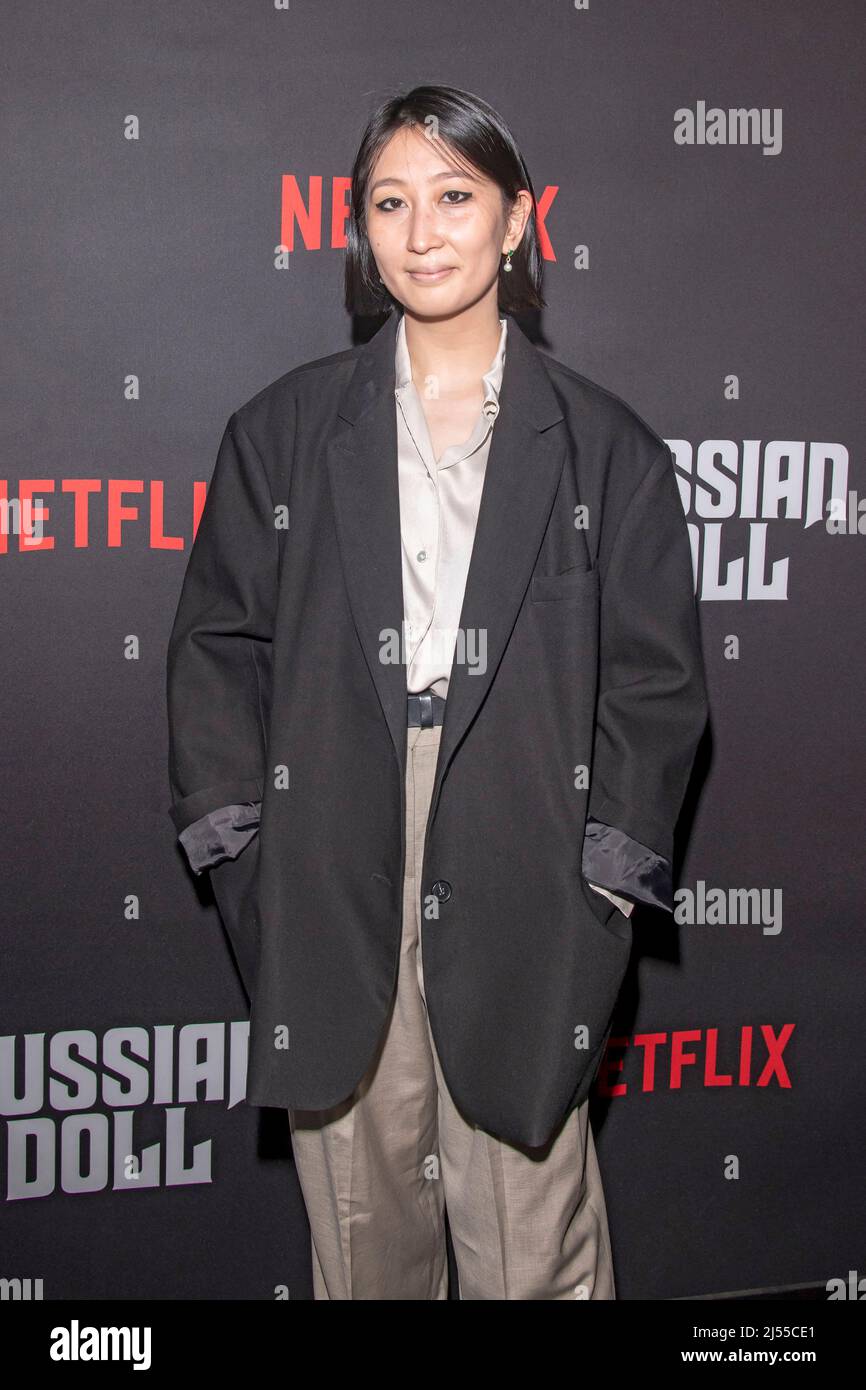 New York, US, 19 Apr 2022, Alice Ju attends Netflix's "Russian Doll ...