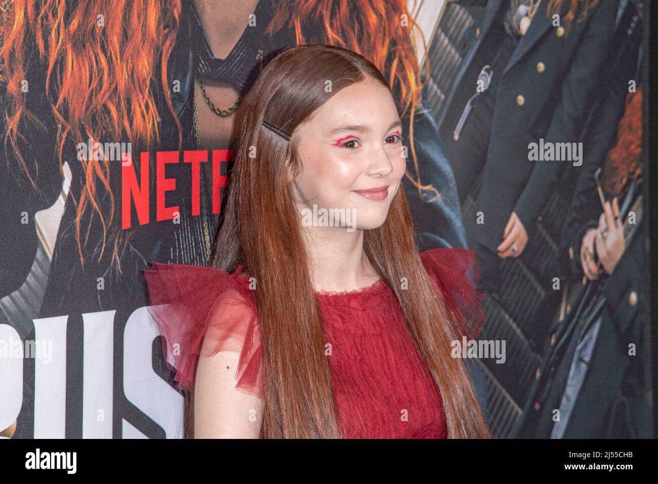 New York, US, 19 Apr 2022, Brooke Timber attends Netflix's "Russian ...