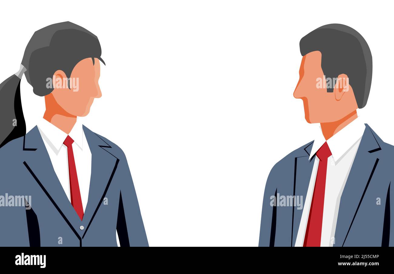 Two candidates Stock Vector Images - Alamy