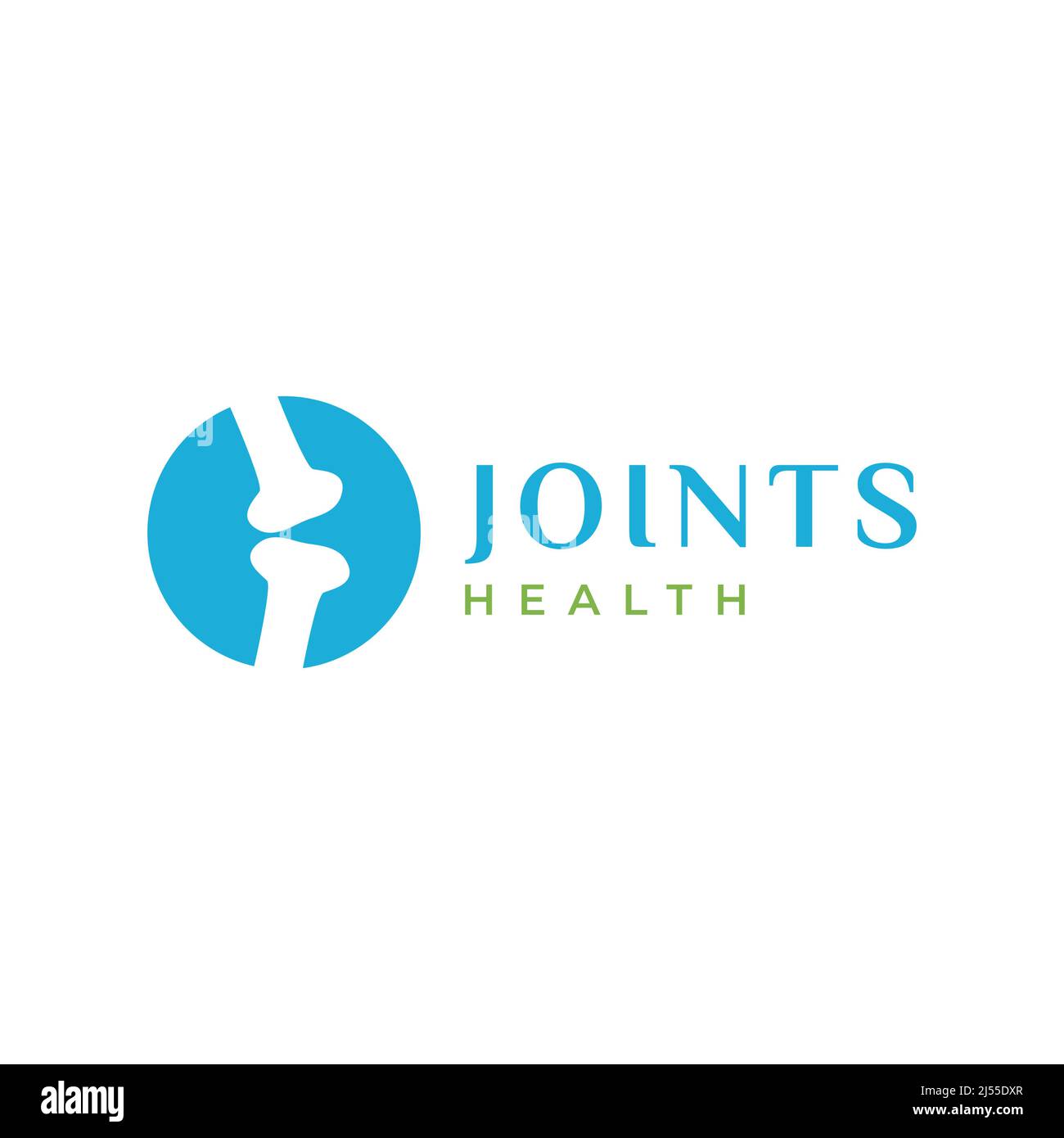 negative space circle with joints logo design, vector graphic symbol ...