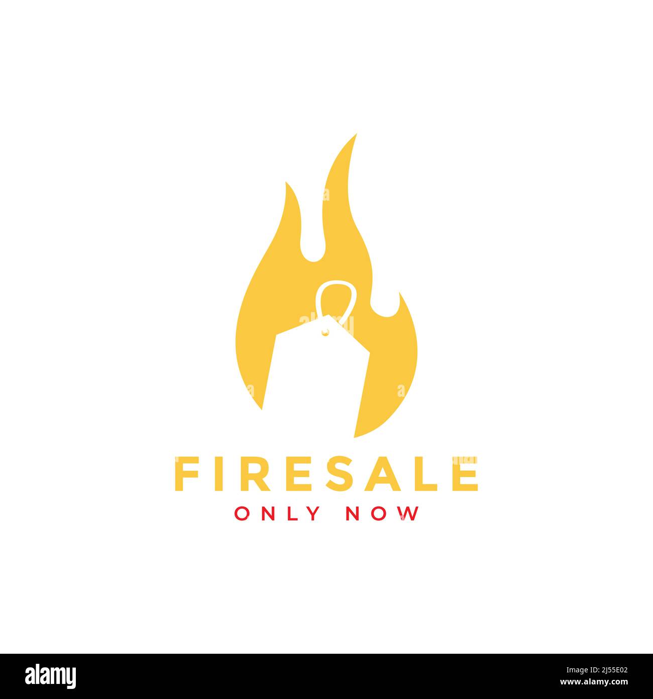 discount label with fire logo design vector graphic symbol icon ...