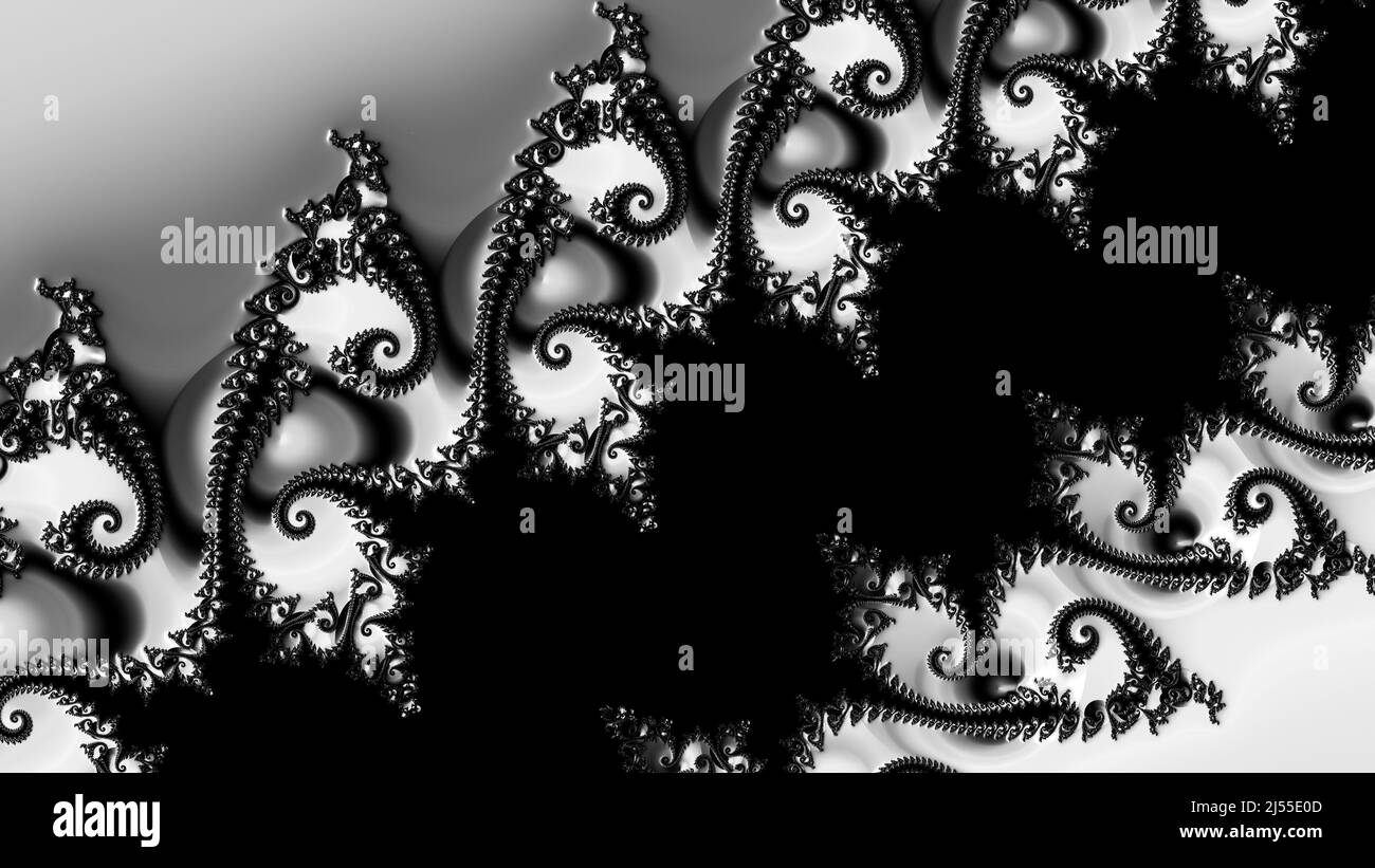 Abstract Computer generated Fractal design. A fractal is a never-ending ...