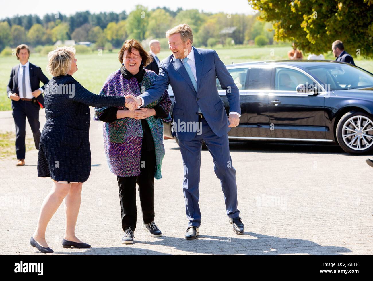 King Willem-Alexander on a working visit about preventing and combating ...