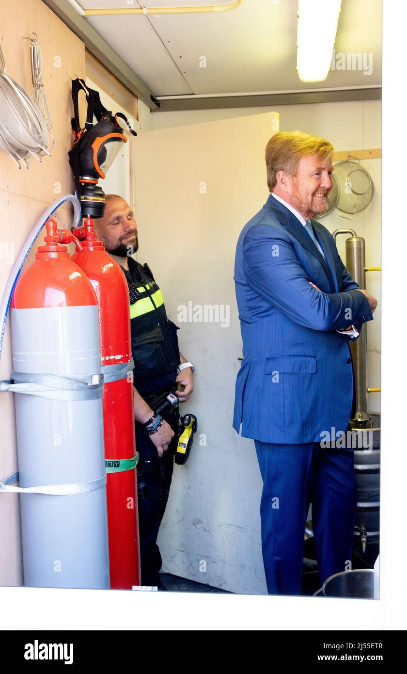 King Willem-Alexander on a working visit about preventing and combating ...