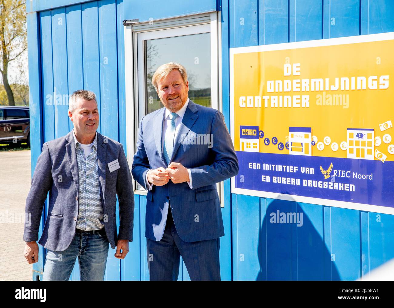 King Willem-Alexander on a working visit about preventing and combating ...