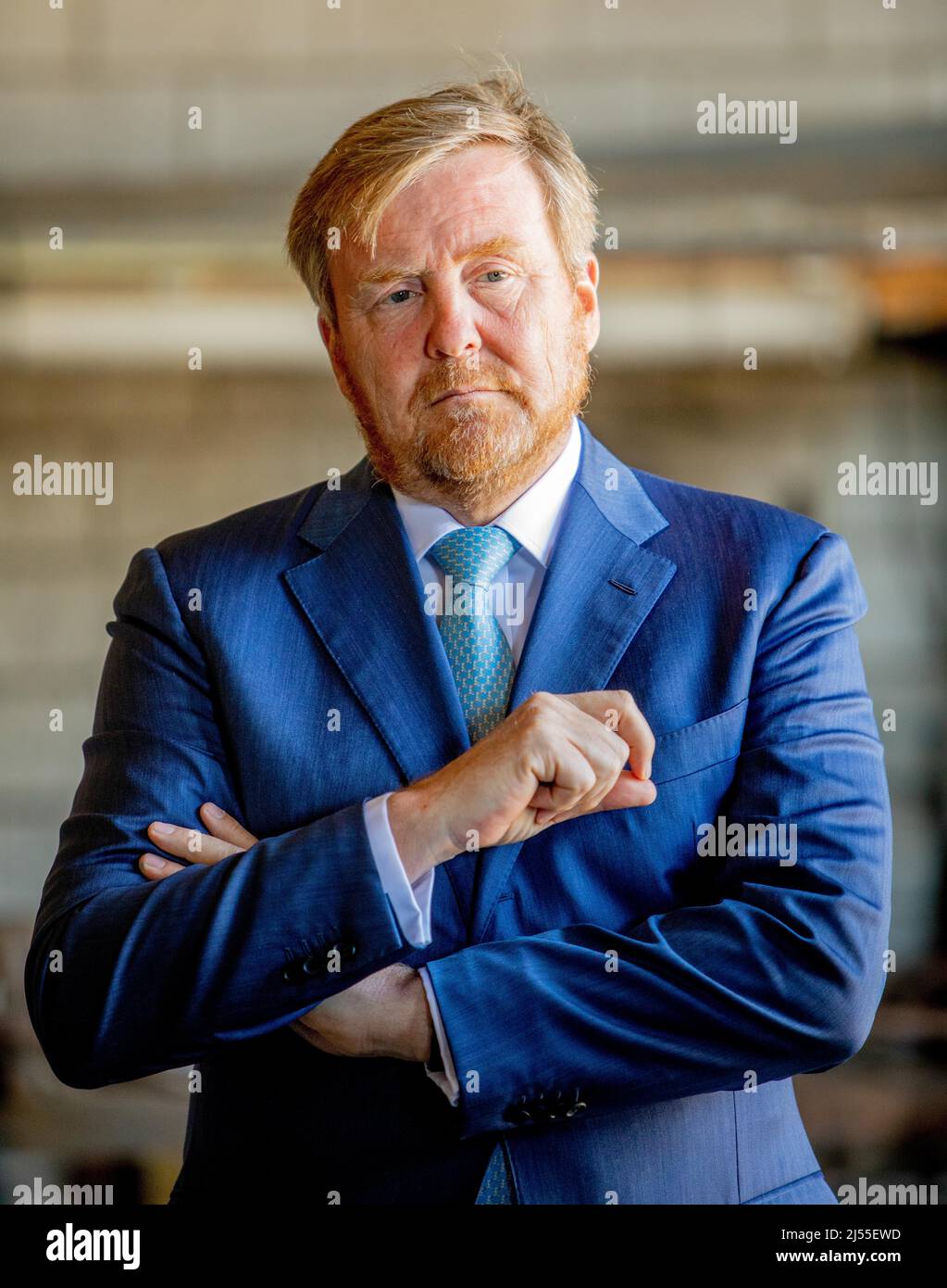 King Willem-Alexander on a working visit about preventing and combating ...