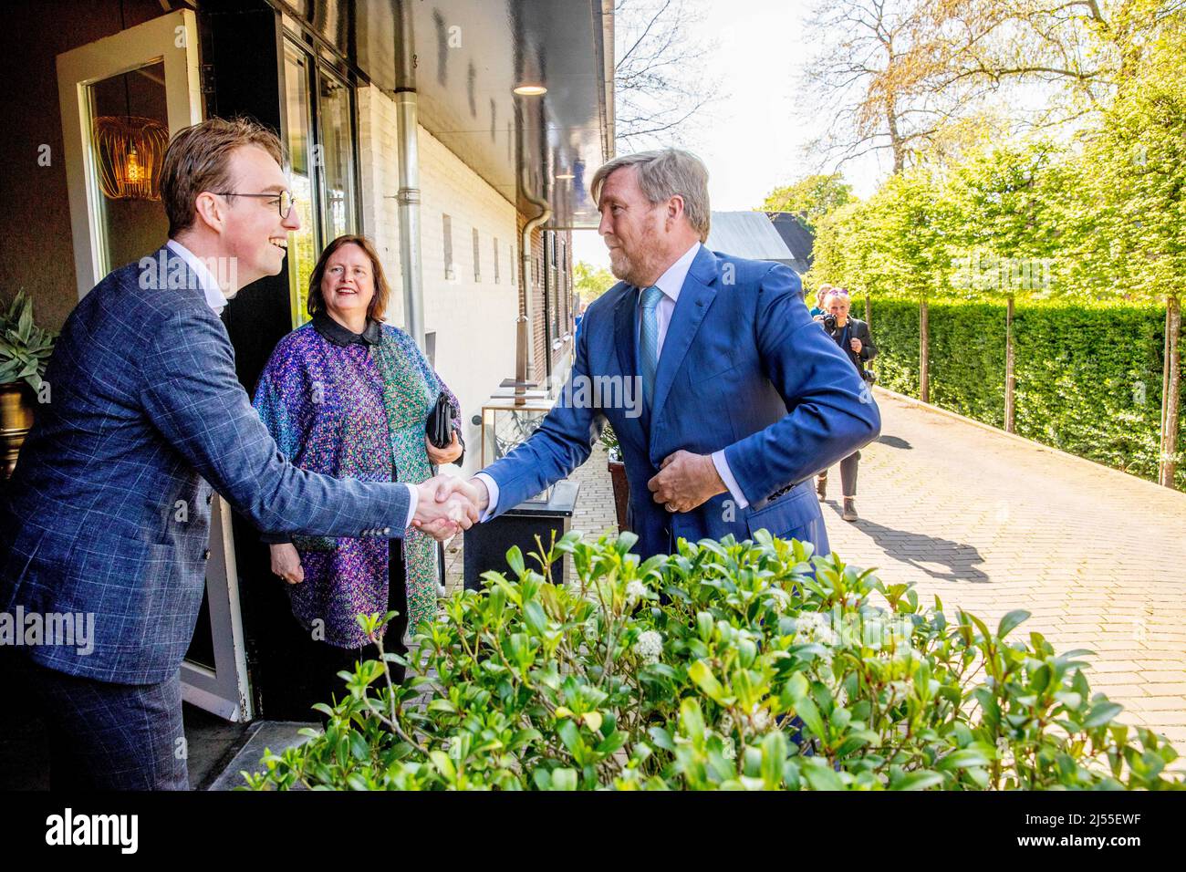 King Willem-Alexander on a working visit about preventing and combating ...