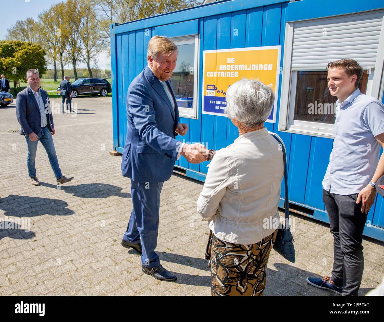 King Willem-Alexander on a working visit about preventing and combating ...