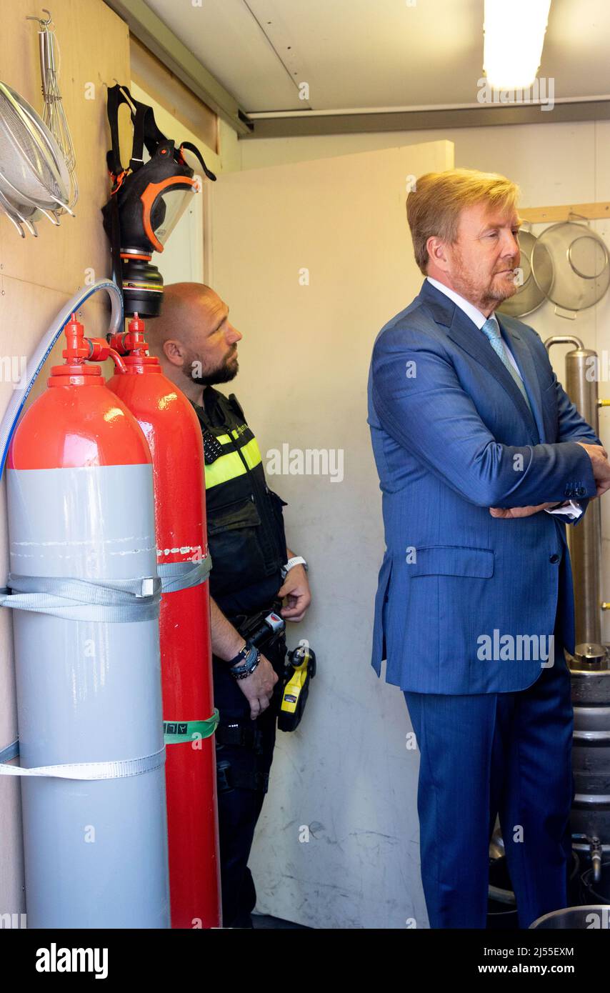 King Willem-Alexander on a working visit about preventing and combating ...