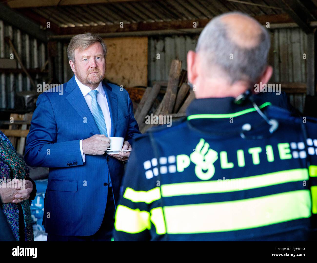 King Willem-Alexander on a working visit about preventing and combating ...