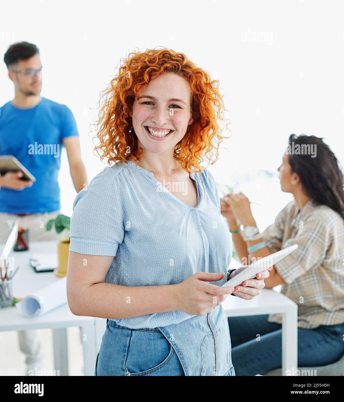 woman business office businesswoman portrait team teamwork startup ...