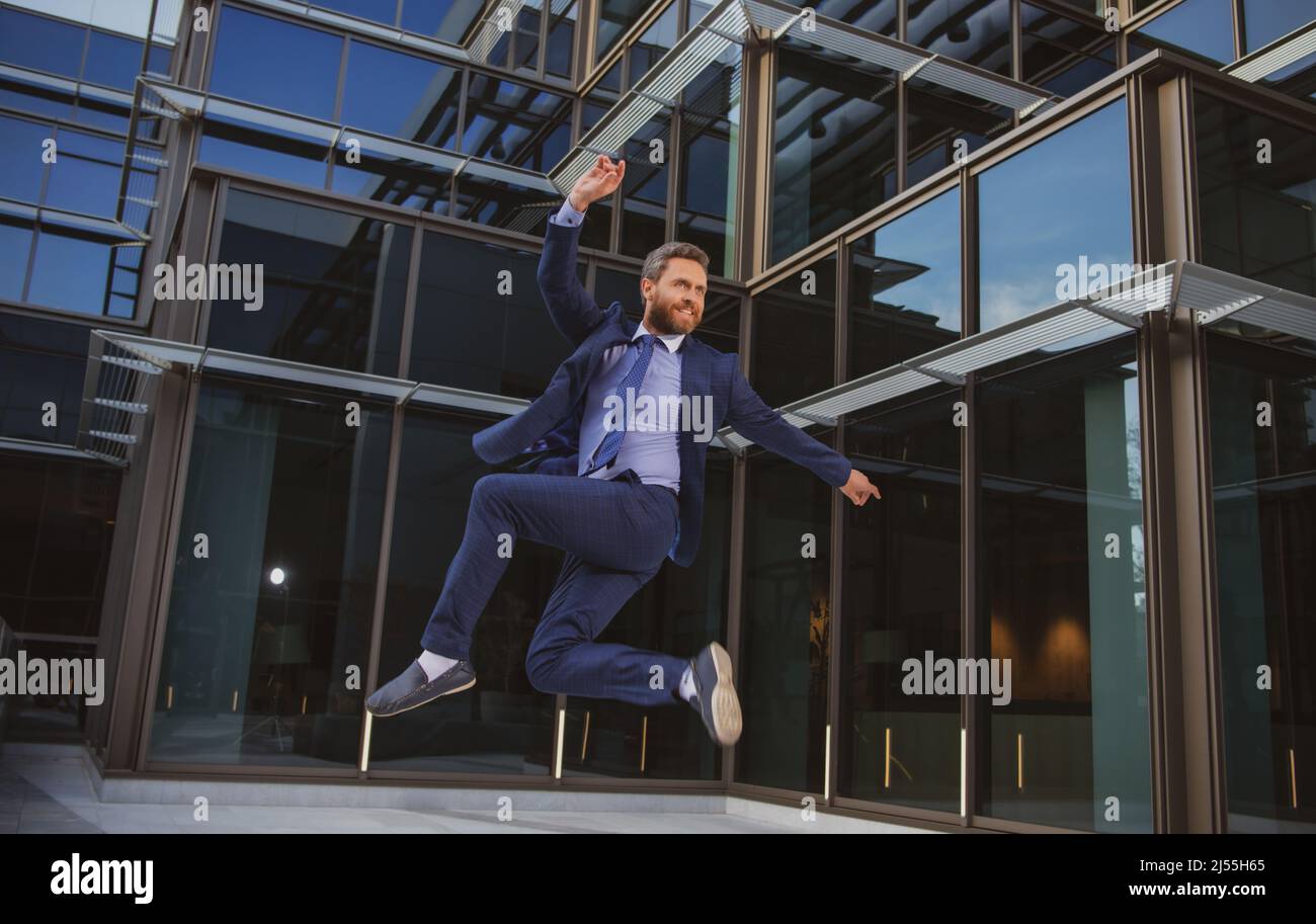 Business man dancing outdoor hi-res stock photography and images - Alamy