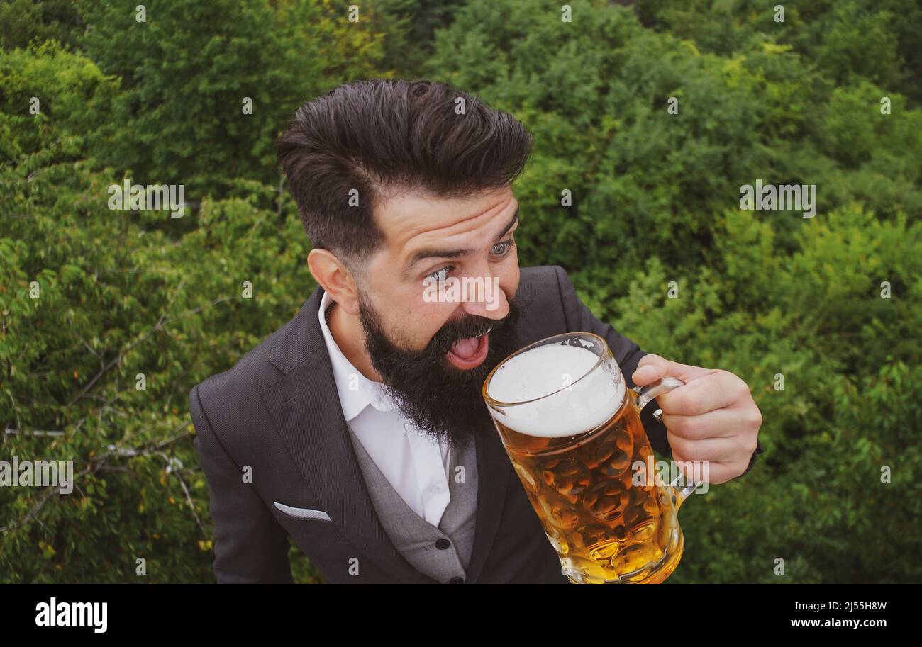 Crazy bavarian man hi-res stock photography and images - Alamy